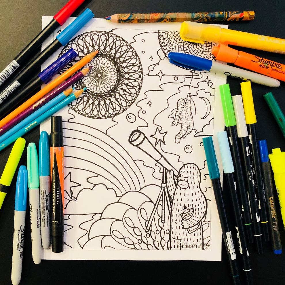 Frank's Bakers' Dozen - 13 Coloring Book Pages + 6 Bonus Coloring ...